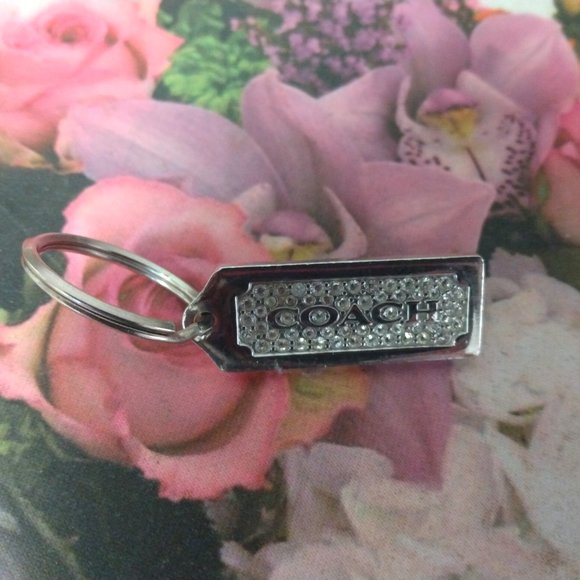 Coach | Bags | Vintage Coach Loz Pave Crystal Diamond Keychain Fob ...